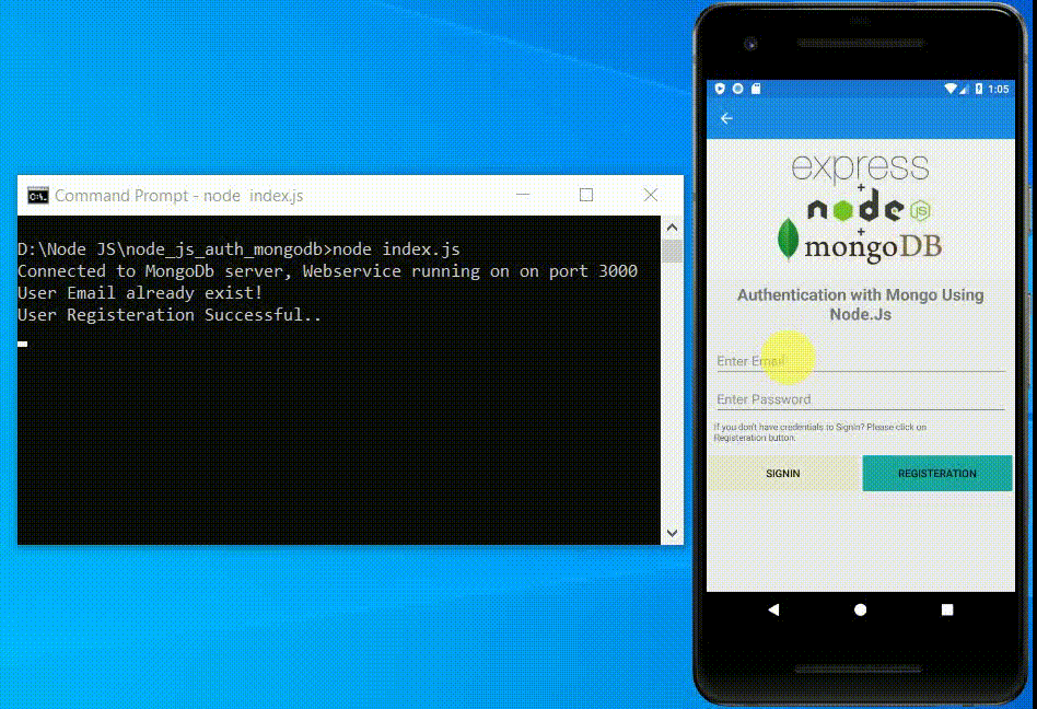 Xamarin Forms Build Auth App With Node Js And Mongodb
